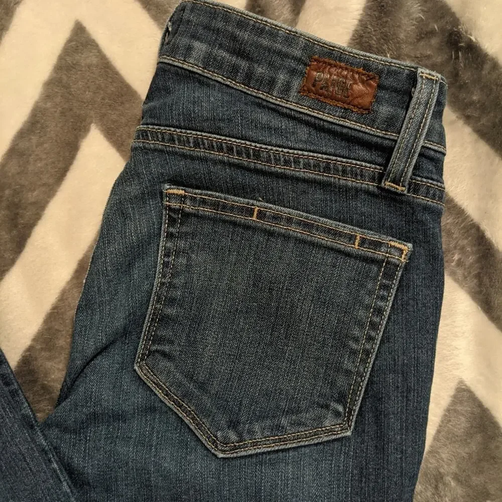 PAIGE | Jeans | Paige Kylie Crop Jeans 26 Evelyn Destruction Distressed ...
